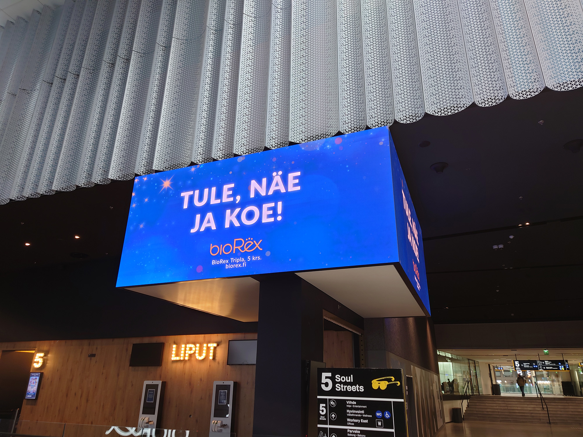 BioRex Elokuvateatterit - Digipinnat ja mainosten hallinta - Ledimedia